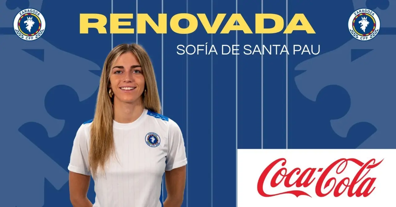 Sofía de Santa Pau renueva con el Zaragoza CFF